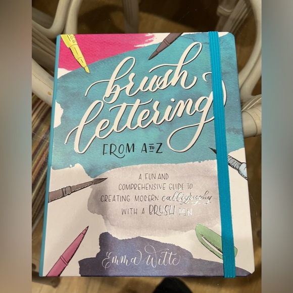 Office | Brush Lettering From A To Z Book And Writing Tools Set | Poshmark